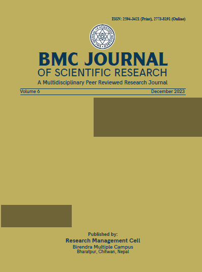 BMC Journal of Scientific Research